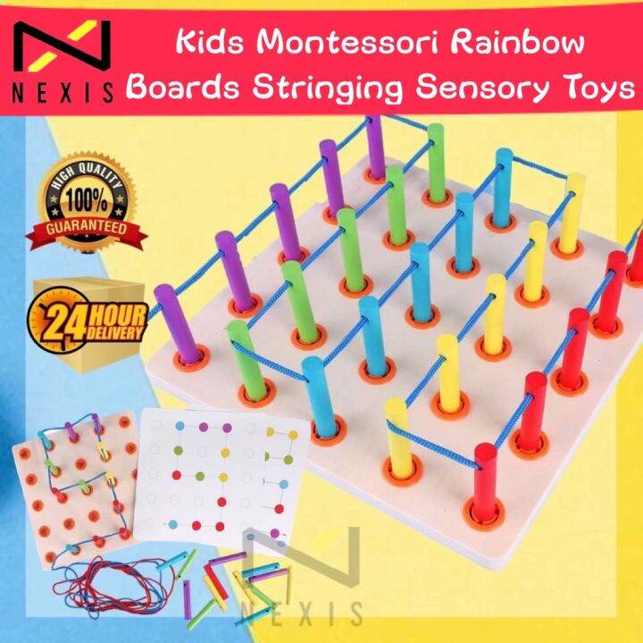 Children's Montessori Rainbow Board Toy Color Classification Statistics ...