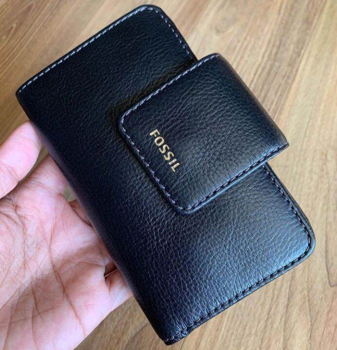 Fossil Madison Multifunction Wallet Black Leather SWL2230001 | Lazada ...
