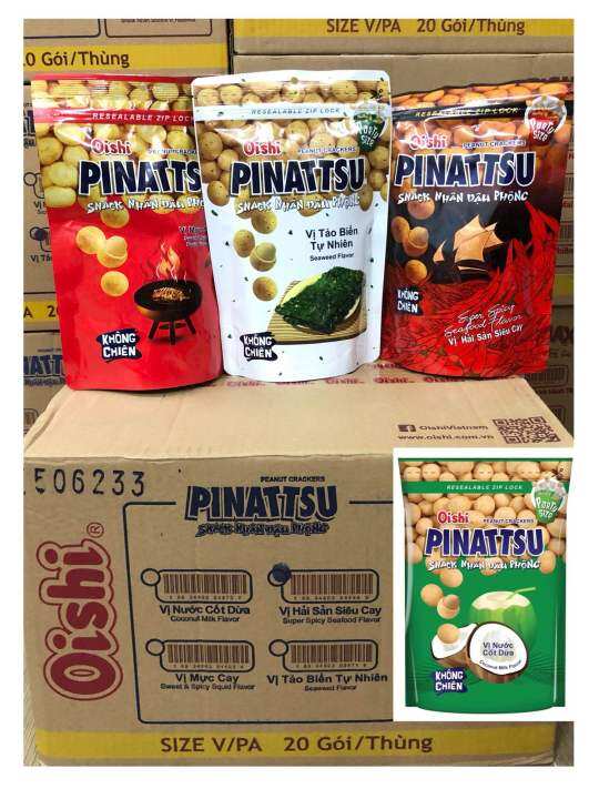 Đậu phộng túi zip Oishi Pinattsu 85g | Lazada.vn