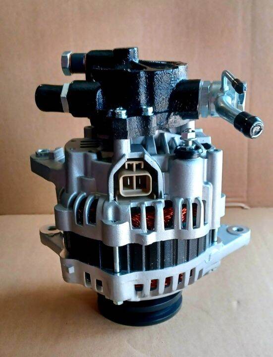 Alternator Assembly Mitsubishi 4D56 w/pump 12v/110A Double pulley ...