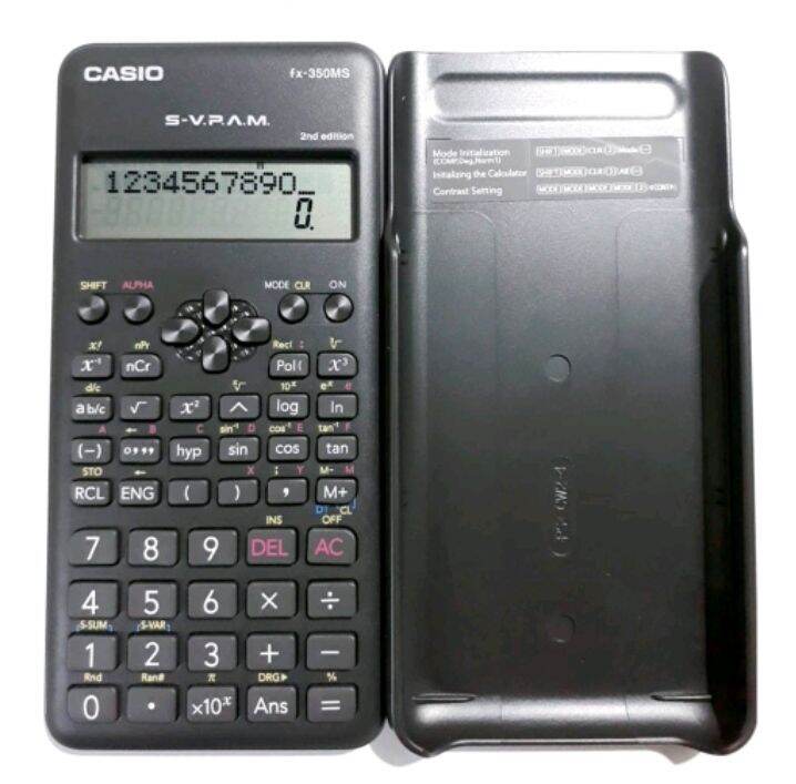 CASIO FX-350MS - Scientific Calculator # Kalkulator Ilmiah *ORIGINAL ...