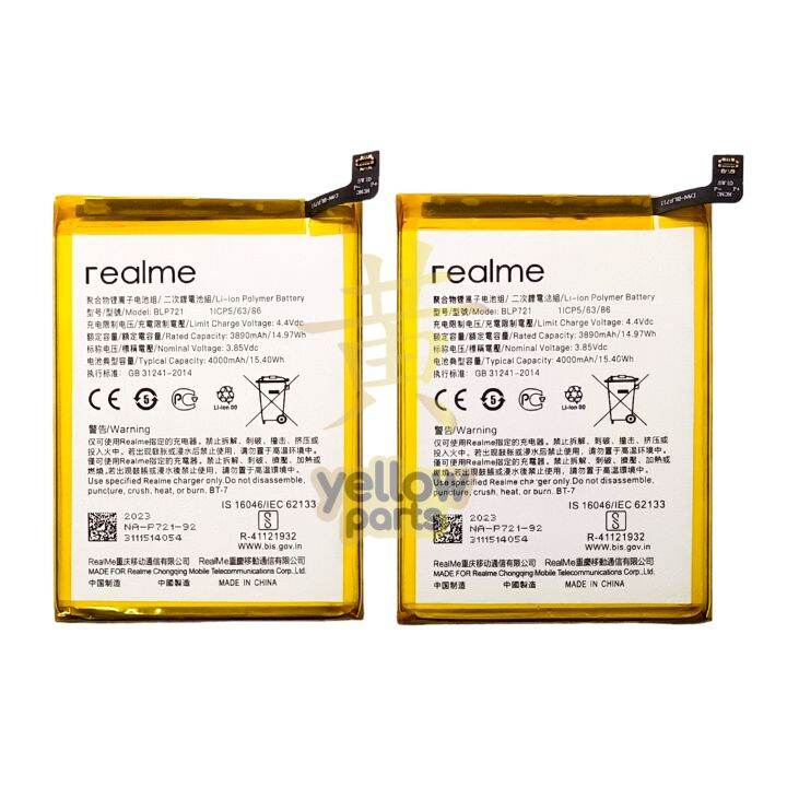 BATTERY BATRE BATERAI REALME C2 BLP721 ORIGINAL | Lazada Indonesia