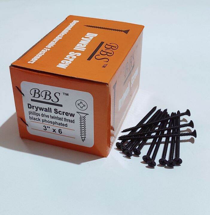 skrup gypsum 6 x 3 / Drywall screw 3 inch BBS | Lazada Indonesia