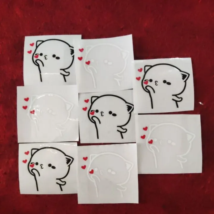 sticker cutting stiker imut wa muachh | Lazada Indonesia