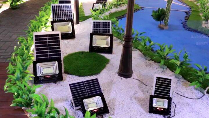 Lampu solar light 1200W lampu solar outdoor lighting spotlight IP67 ...