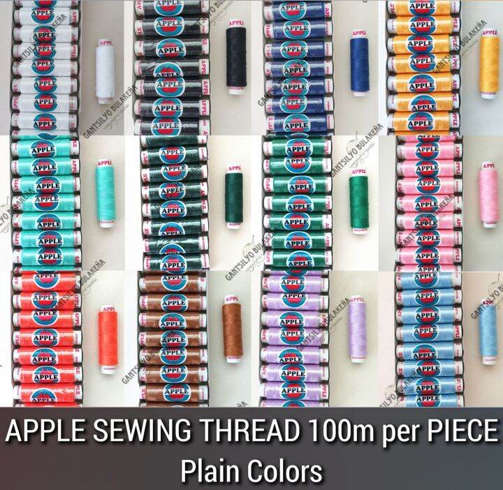 Apple Spun Polyester Thread Apple Sewing Thread Sinulid Pangtahi Sold ...
