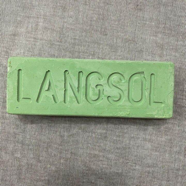 Langsol Batu hijau Sabun Polea Stainless Steel / Obat poles batu hijau ...