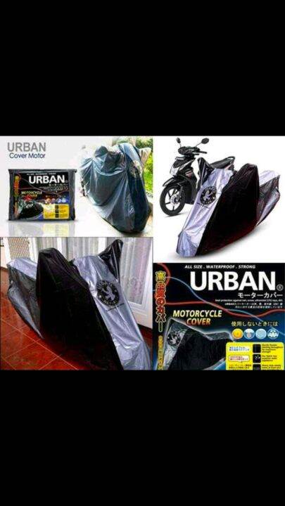 cover urban sarung penutup sepeda motor ukuran standar untuk semua ...