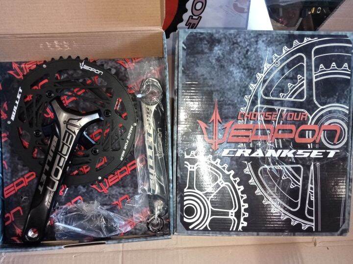 WEAPON CRANK SET BULLET 380 (34-50T)- (36-52T) | Lazada PH