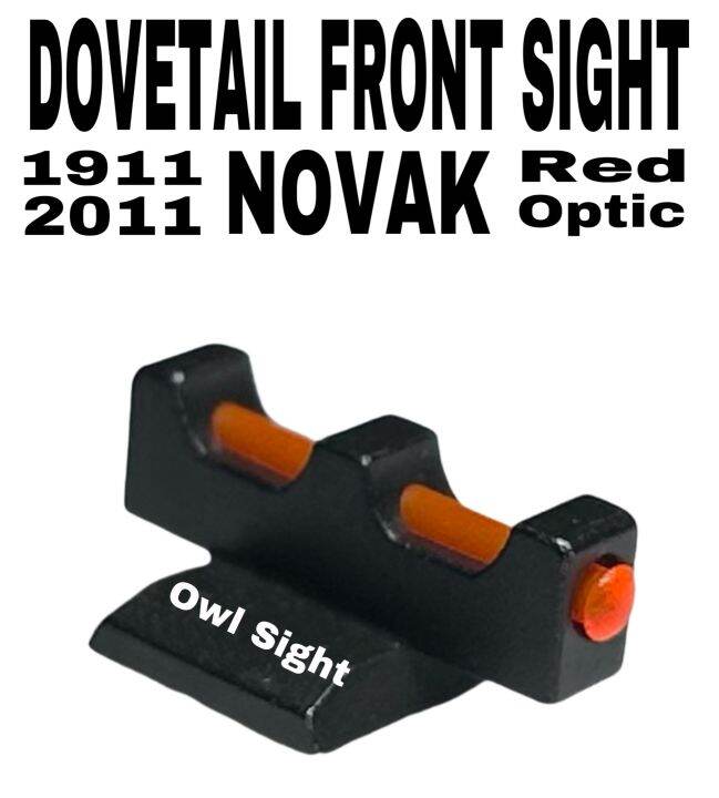 1911 Front Sight. (RED Color) 1911 dovetail front sight (akaNOVAK) Our ...