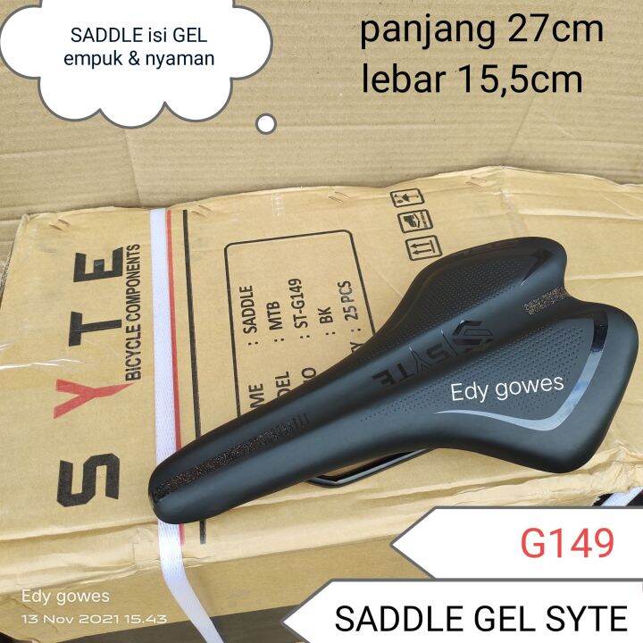 saddle gel sadel sepeda sadel gel syte premium empuk | Lazada Indonesia