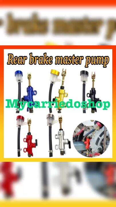 motorcycle universal rear foot brake master hydraulic pump rear ...