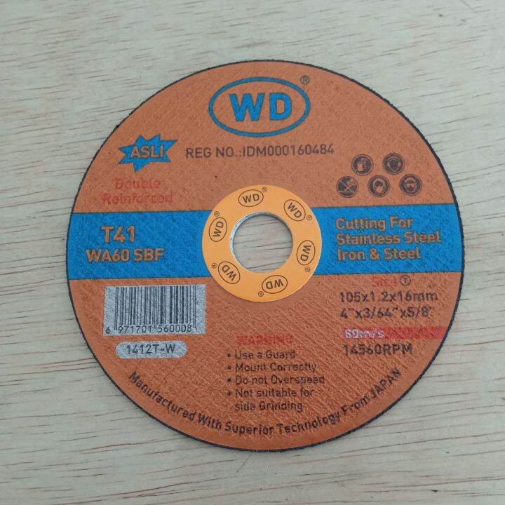 Potong WD/batu potong WD/mata gerinda WD/potong WD ukuran 4 inch ...