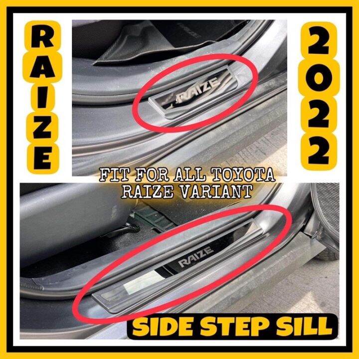 TOYOTA RAIZE 2022 SIDE STEP SILL | Lazada PH