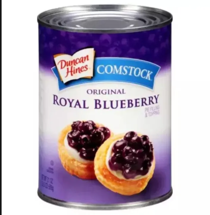 Duncan Hines Comstock Original Blueberry Pie Filling & Topping 21oz ...