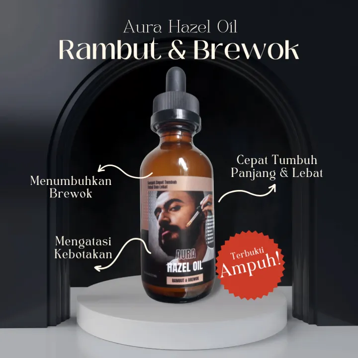 Penumbuh brewok rambut botak ampuh minyak kemiri asli lancah maung ...