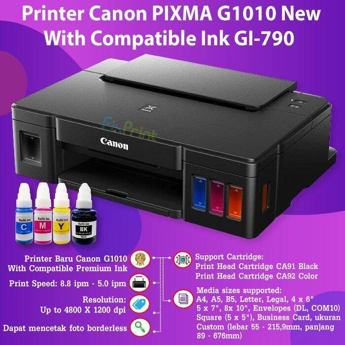 CANON PRINTER PIXMA G1010 | Lazada Indonesia