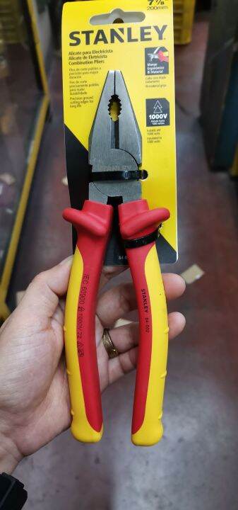 STANLEY COMBINATION PLIER 8" VDE #84-002 | Lazada PH