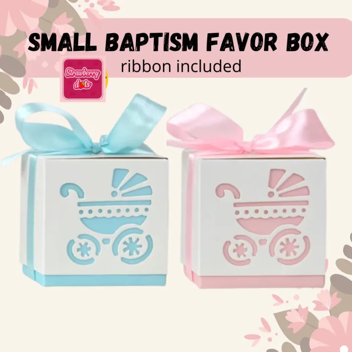 Small Baptism Favor Box Christening Box | Lazada PH