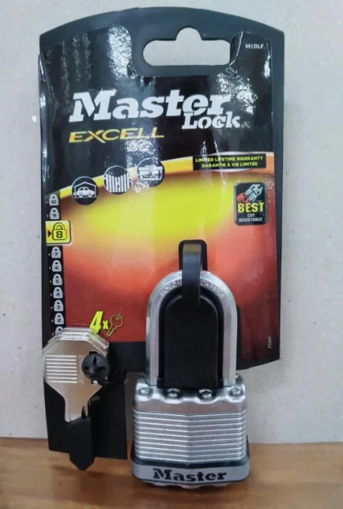 Master Magnum series heavy duty padlock M1-Lf ( Resists Bolt Cutting ...