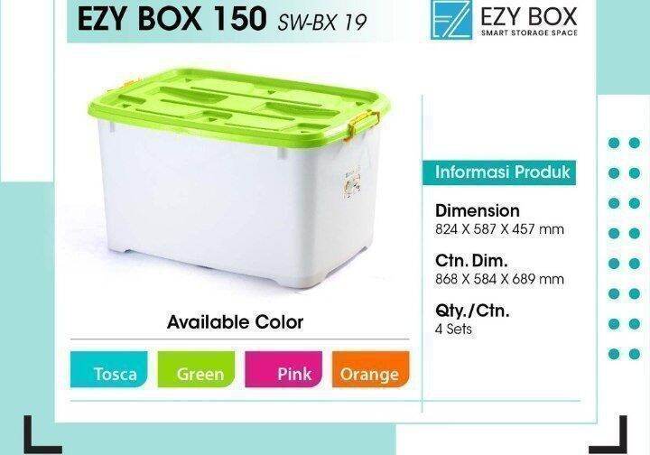 ezy box 150L container / Container ezy box 150 liter | Lazada Indonesia