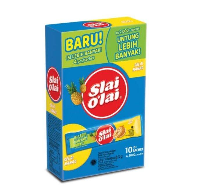 Biskuit Roma Slai Olai Nanas box isi 10 pcs | Lazada Indonesia