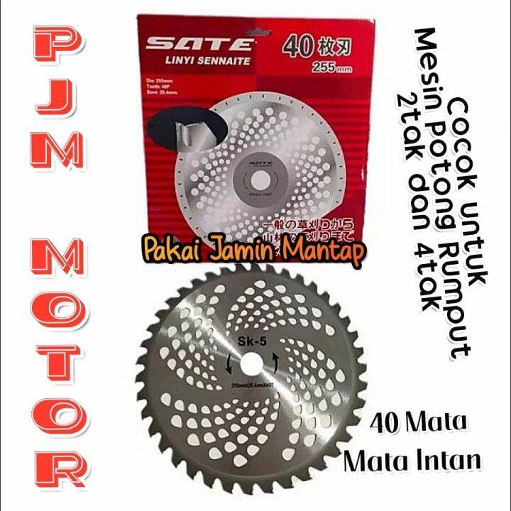 40T Sate original Blade Pisau bulat mata intan untuk mesin potong ...