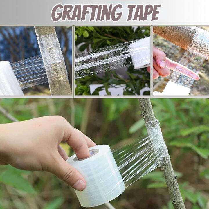 PE Grafting Tape Film Self-adhesive for Fruit Tree Nursery Plants Seedlings Vine Floristry ...