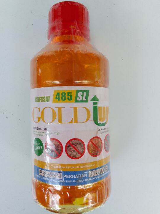 herbisida GOLD UP glifosat 485 SL 1 liter ba.isopropil Amina glifosat ...
