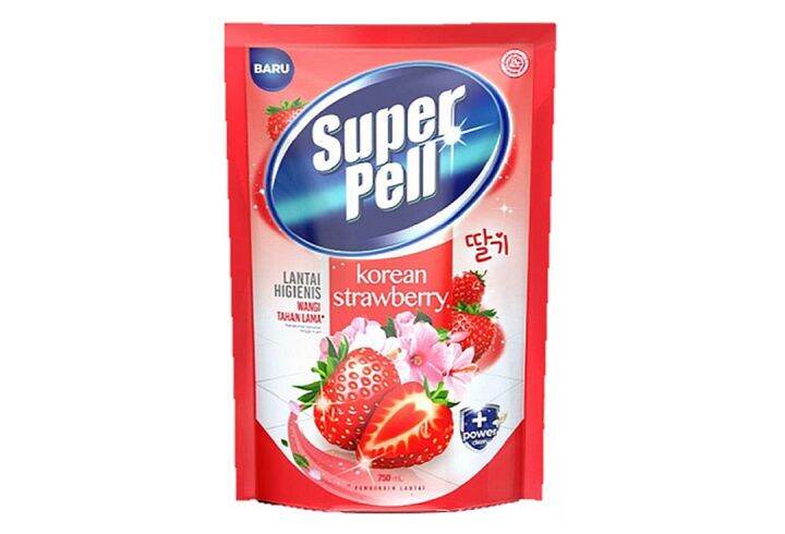 Super Pell Pemersih Lantai Korean Strawberry Refill 700 ml | Lazada Indonesia