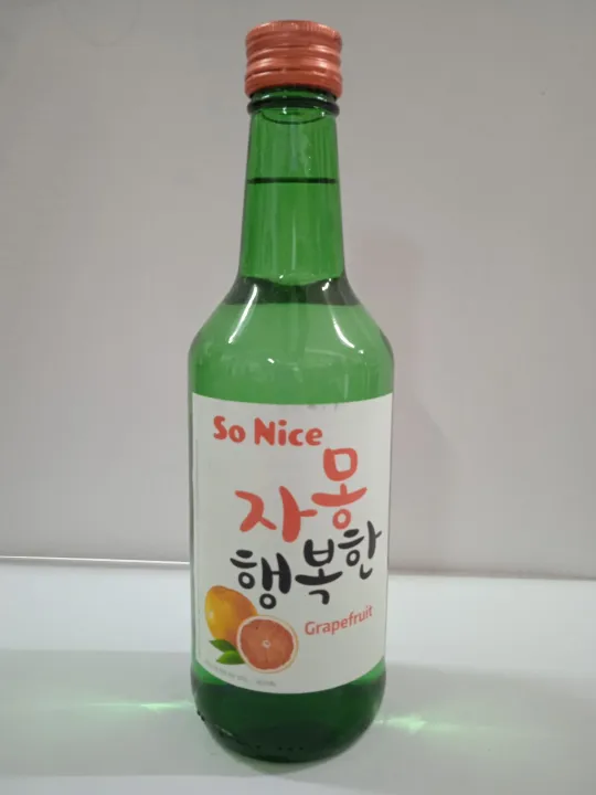 So Nice Soju Grapefruit 360ml | Lazada PH