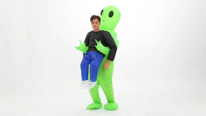 【Oh hand】Adult Alien Inflatable Costume green alien costumes kids Funny ...