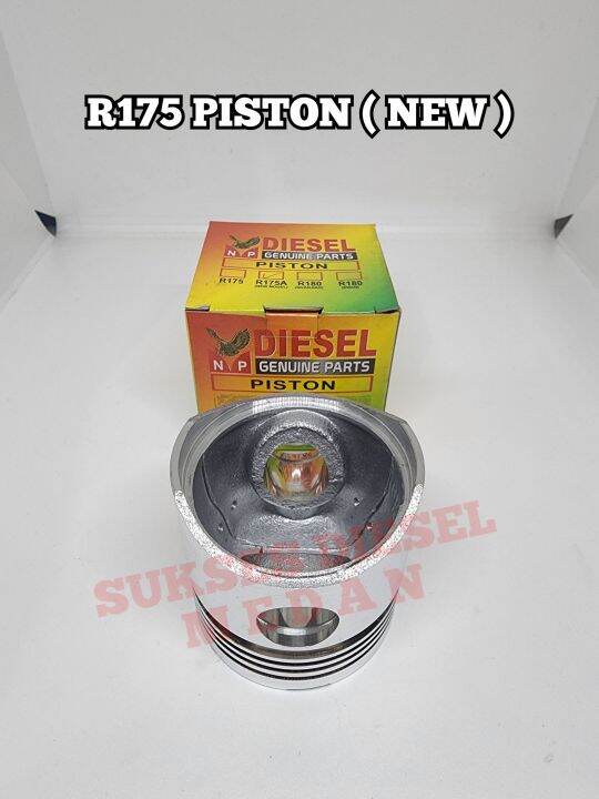 R175 NEW PISTON SEHER MESIN DIESEL DONGFENG MODEL BUNGA MEREK NP ...