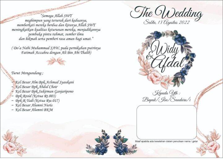 ( per 50 pcs ) cetak undangan pernikahan GRATIS ,,, PLASTIK !!! Bisa ...