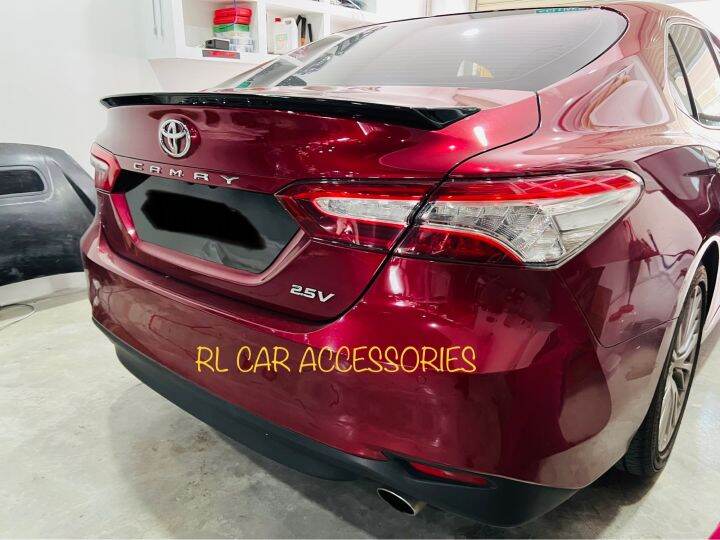 Toyota Camry 2021 2022 2023 rear roof top glass boot trunk ducktail lip ...
