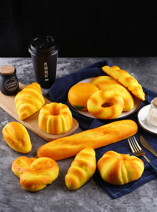 Squishy Roti empuk Jumbo Squishy Bread squishy makanan Squishy fastfood ...