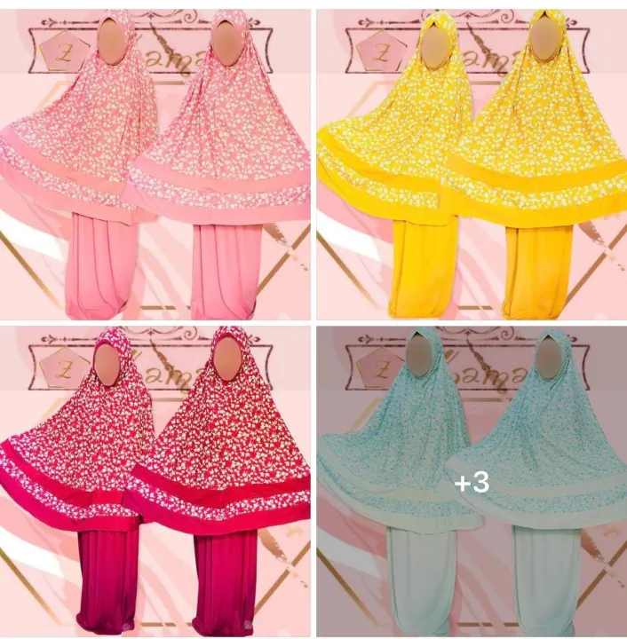 FLORAL MUKNA SET MUSLIM PRAYER | Lazada PH