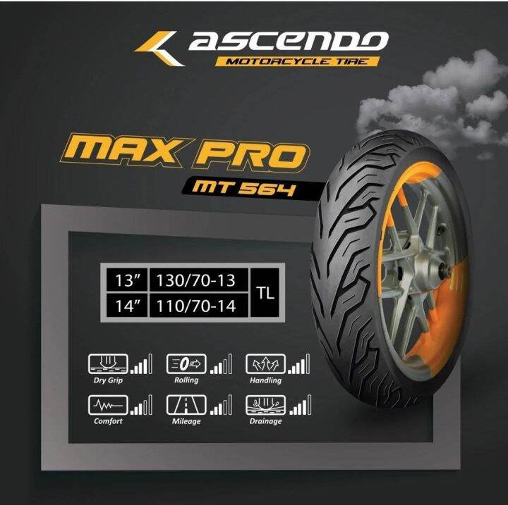 Ascendo Korea Tire, Ban Luar MAX PRO MT 564 Untuk Honda PCX 160 ...