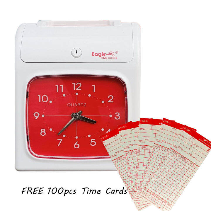 Eagle Time Clock Analog Bundy Clock Time Attendance Keeper Machine ...