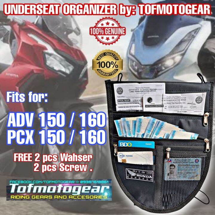 HONDA ADV/PCX UNDERSEAT ORGANIZER w/ FREE SCREW SET | Lazada PH