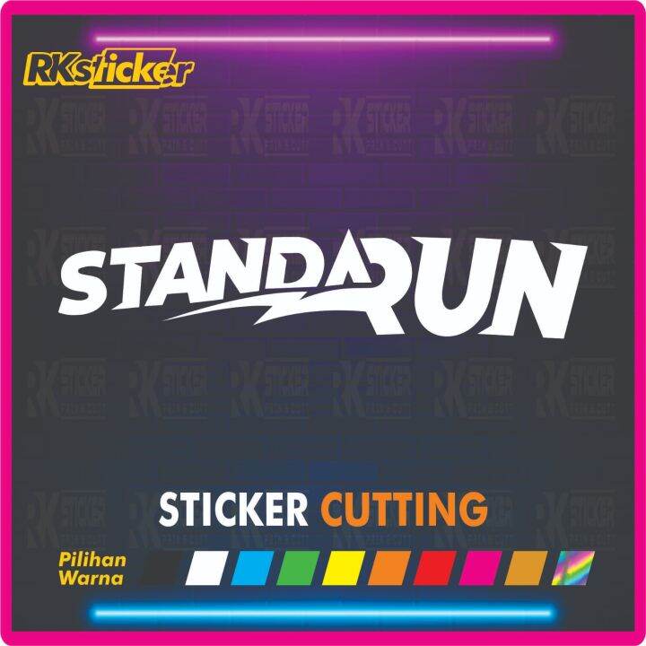 Stiker Cutting STANDARUN Stiker lagi viral | Lazada Indonesia