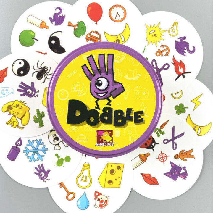 บอร์ดเกม การ์ดเกมของเล่น Dobble Spot it card เกมจับคู่ เกมการ์ด ของเล่น ...