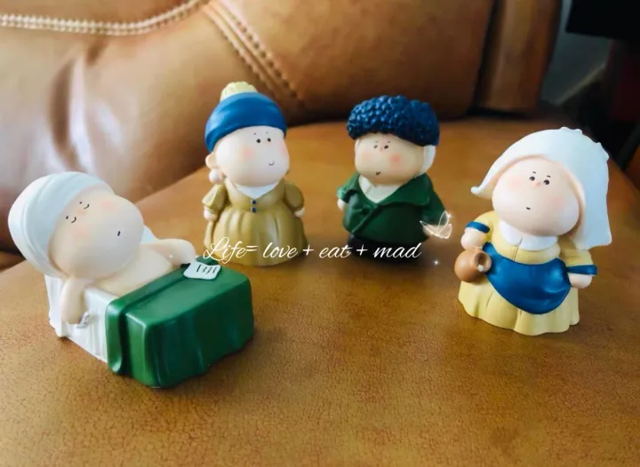 Blind box Girl with Pearl Earing 1 unit random盲盒月半艺术家戴珍珠耳环的少女 | Lazada