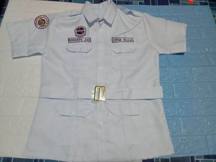 SECURITY GUARD BUST JACKET WITH PATCHES | Lazada PH