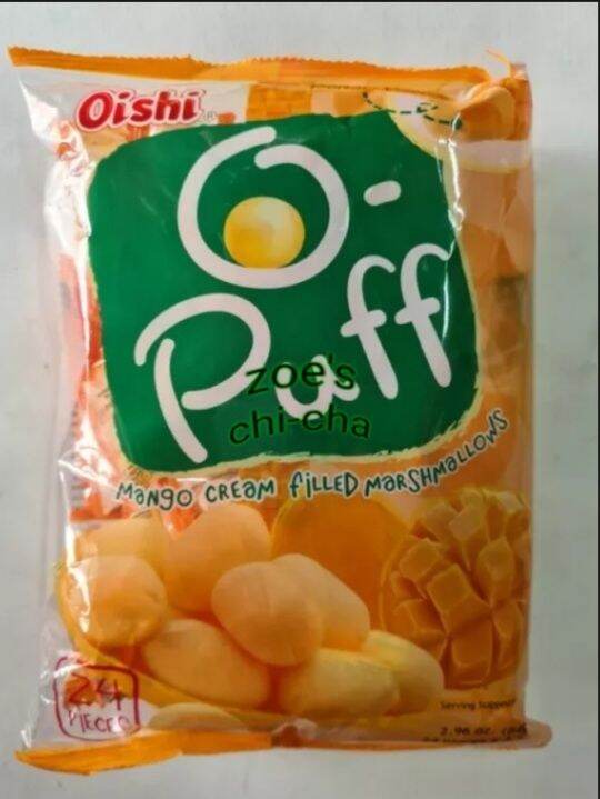 O-PUFF MANGO CREAM FILLED MARSHMALLOWS | Lazada PH