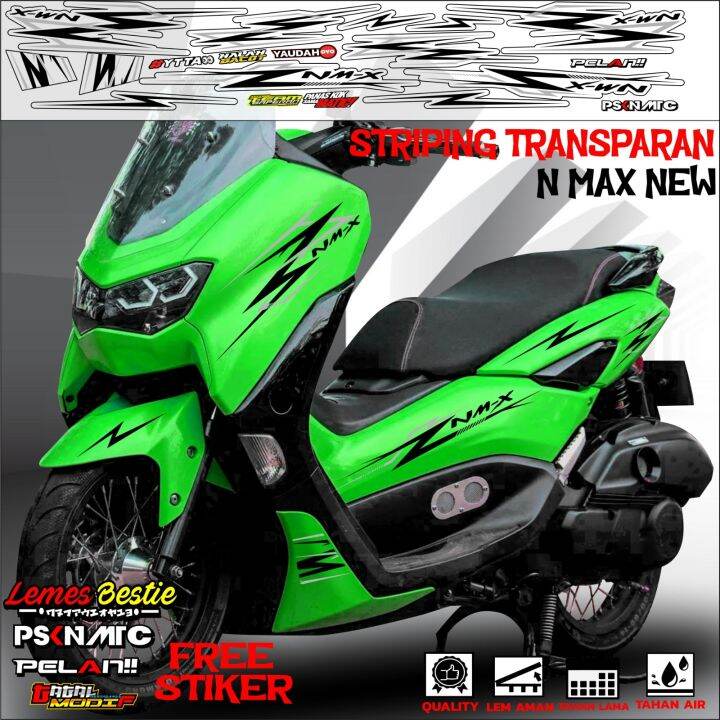 STRIPING NMAX STIKER TRANSPARAN NEW NMAX 155 | Lazada Indonesia