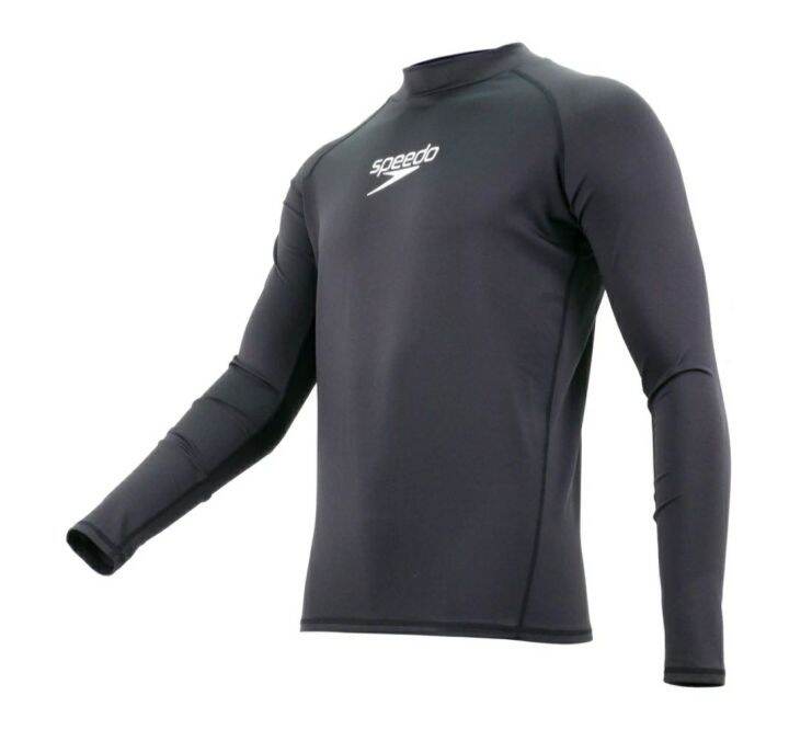 speedo Rash guard Men's Swimwear Rashguard +50 Uv protection | Lazada PH