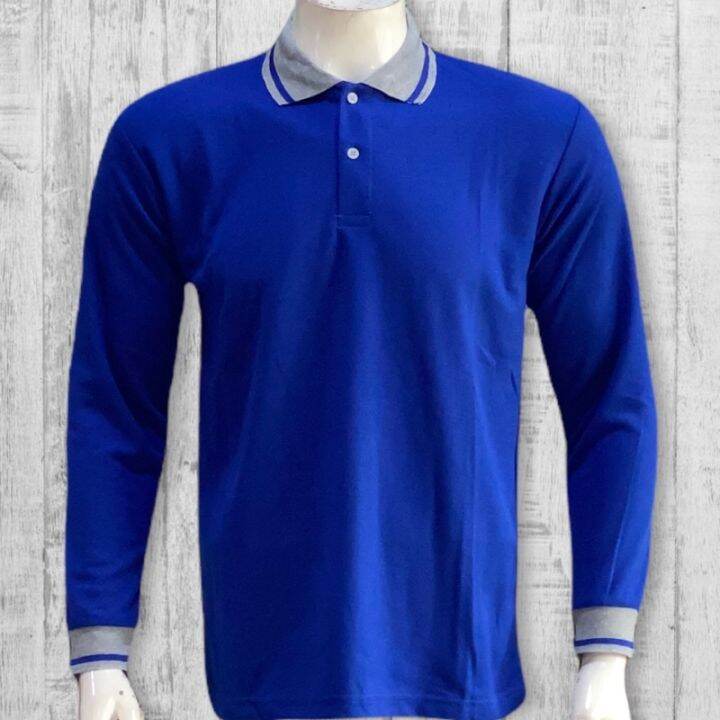 Kaos Kerah Lengan Panjang Warna Biru Benhur | Lazada Indonesia Kaos Kerah Lengan Panjang Warna Biru Benhur | Lazada Indonesia