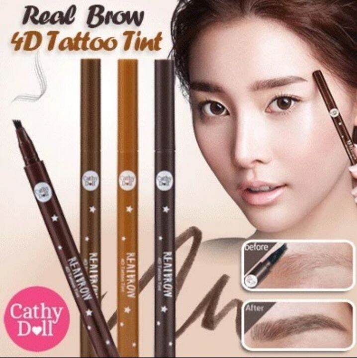 CATHY DOLL REAL BROW 4D TATTOO TINT | Lazada Indonesia