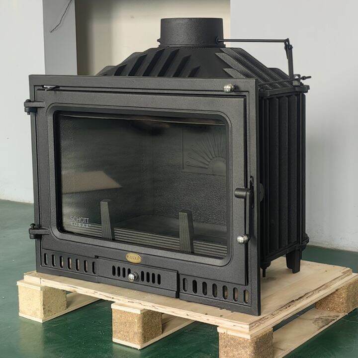 Jason Embedded Real Fire Fireplace Embedded Cast Iron Wood Burning ...